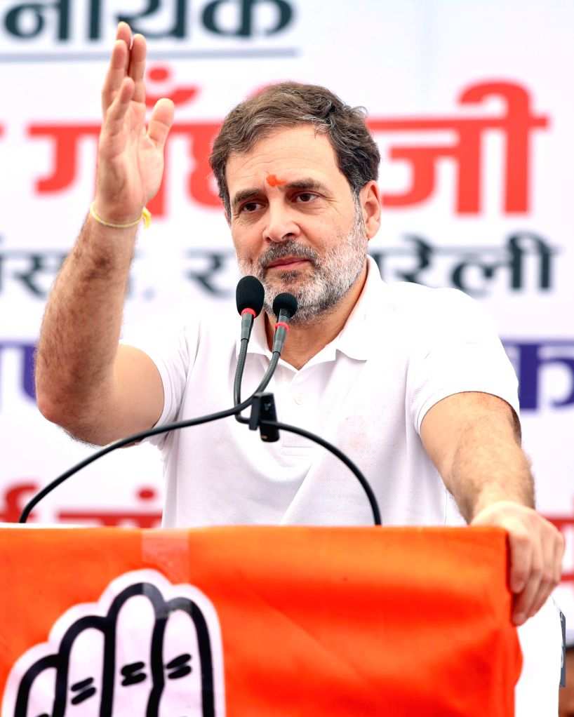 Congress leader and Leader of Opposition in Lok Sabha, Rahul Gandhi ...