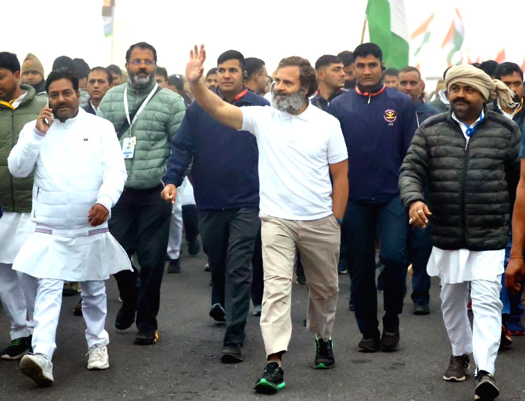 Congress leader Rahul Gandhi during 'Bharat Jodo Yatra