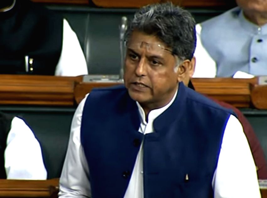Congress MP Manish Tewari speaks in Lok Sabha