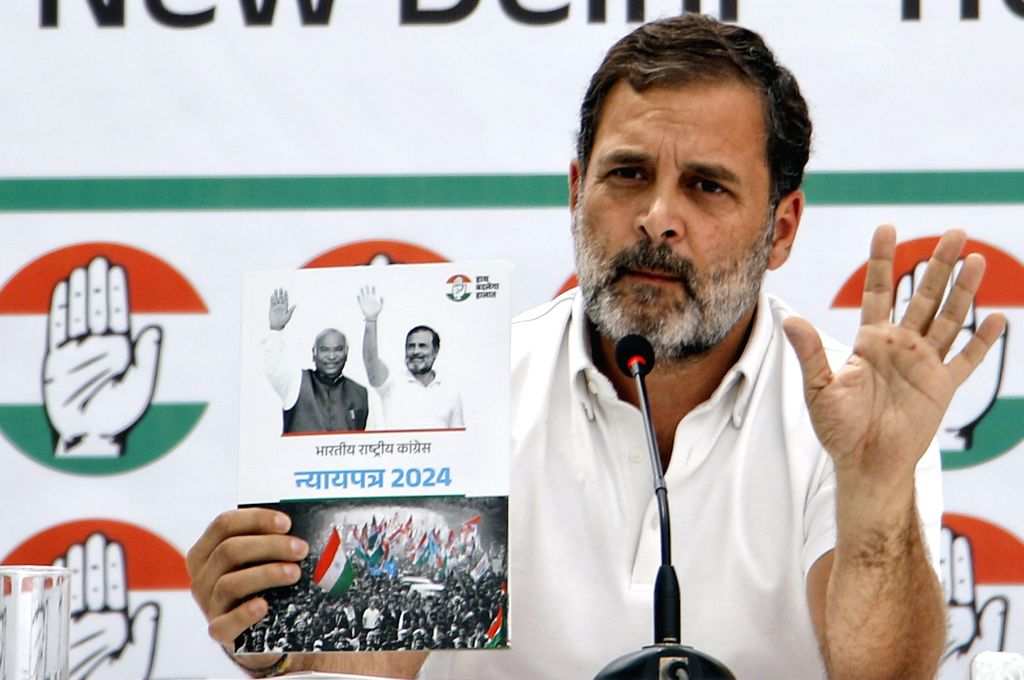Congress press conference after the release of the party's manifesto ...