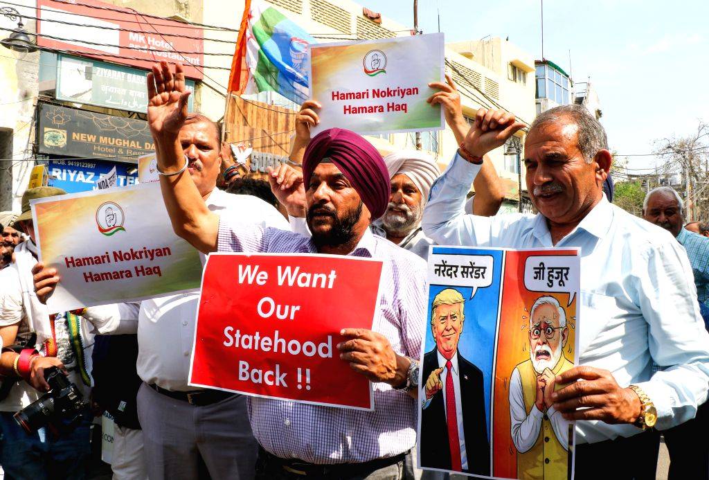 Congress Protests Against NDA Govt