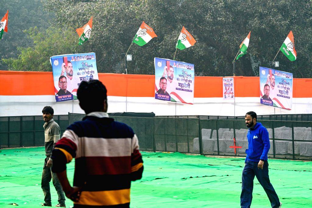 Congress readies for ‘Vote Chor-Gaddi Chhod’ rally in Delhi