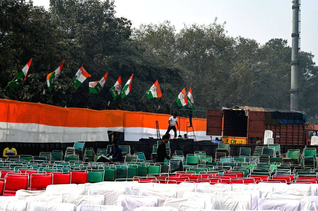 Congress readies for ‘Vote Chor-Gaddi Chhod’ rally in Delhi