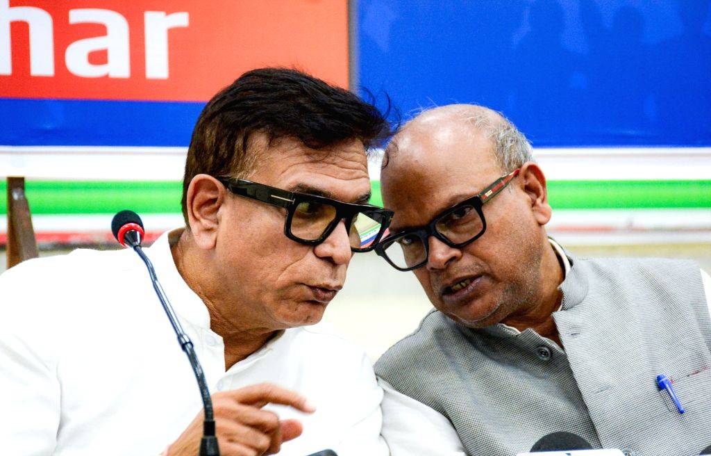 Congress State President Rajesh Ram Addresses Press Conference