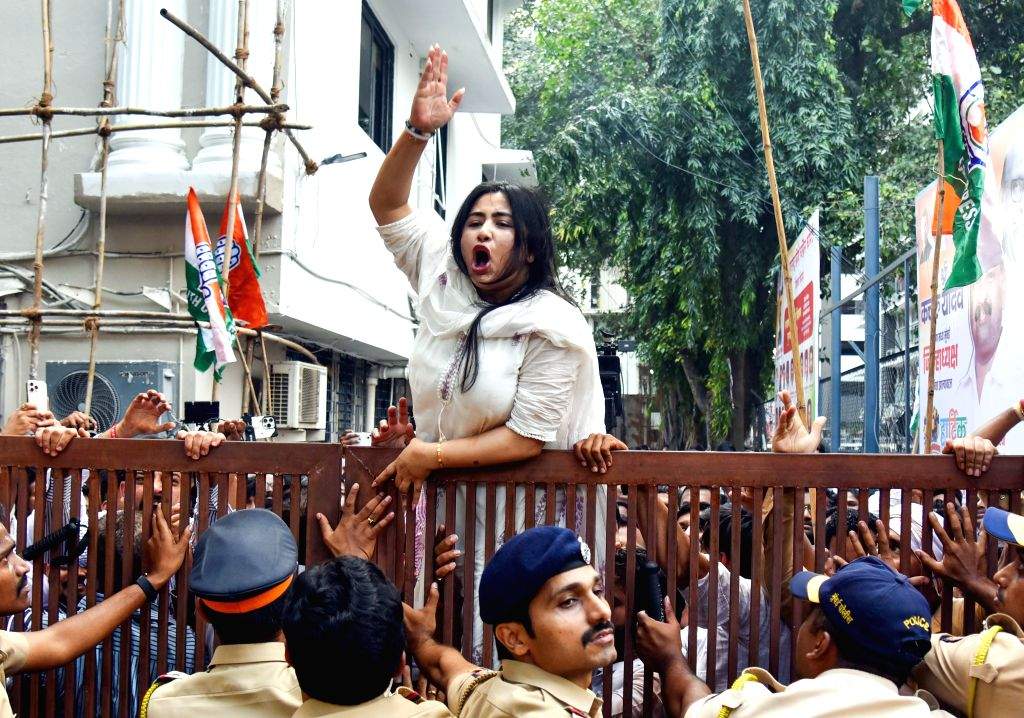 Congress Supporters Protest Over Anandu Aji Case