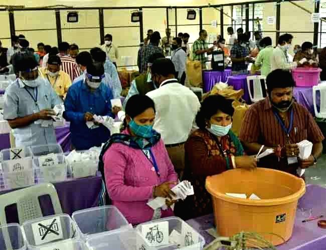 GHMC elections: Counting of votes underway