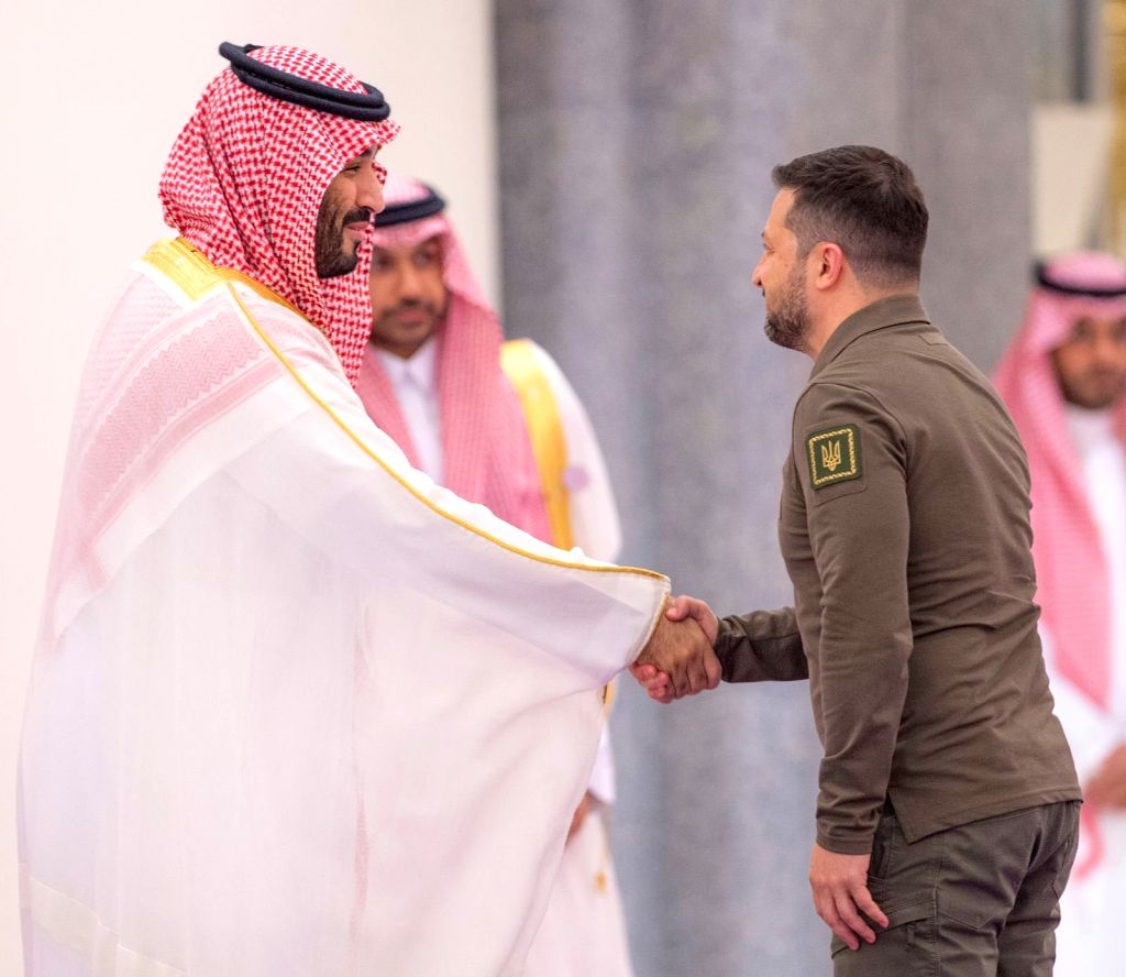 Free Photo :Crown Prince Mohammed bin Salman and Ukrainian President ...