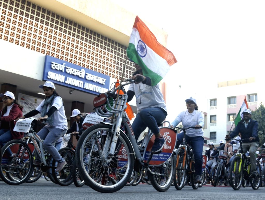 'Cycle for Health' rally in Delhi