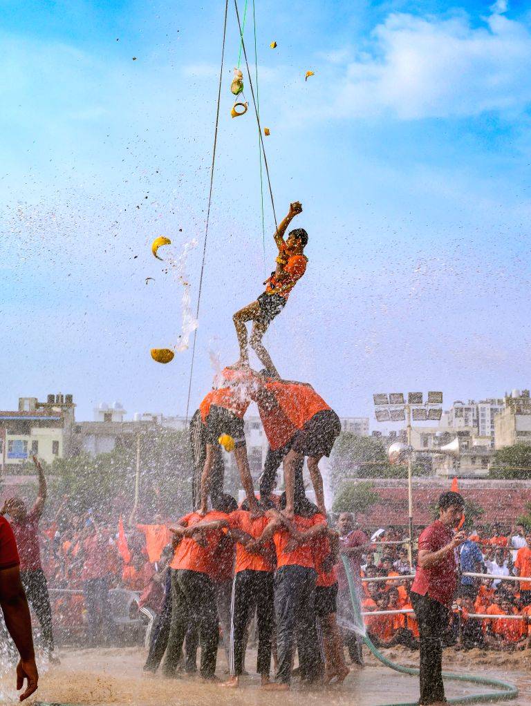 Dahi Handi' event