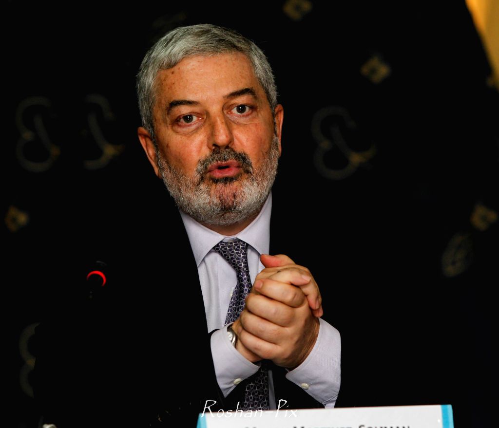 A press conference regarding Ebola
