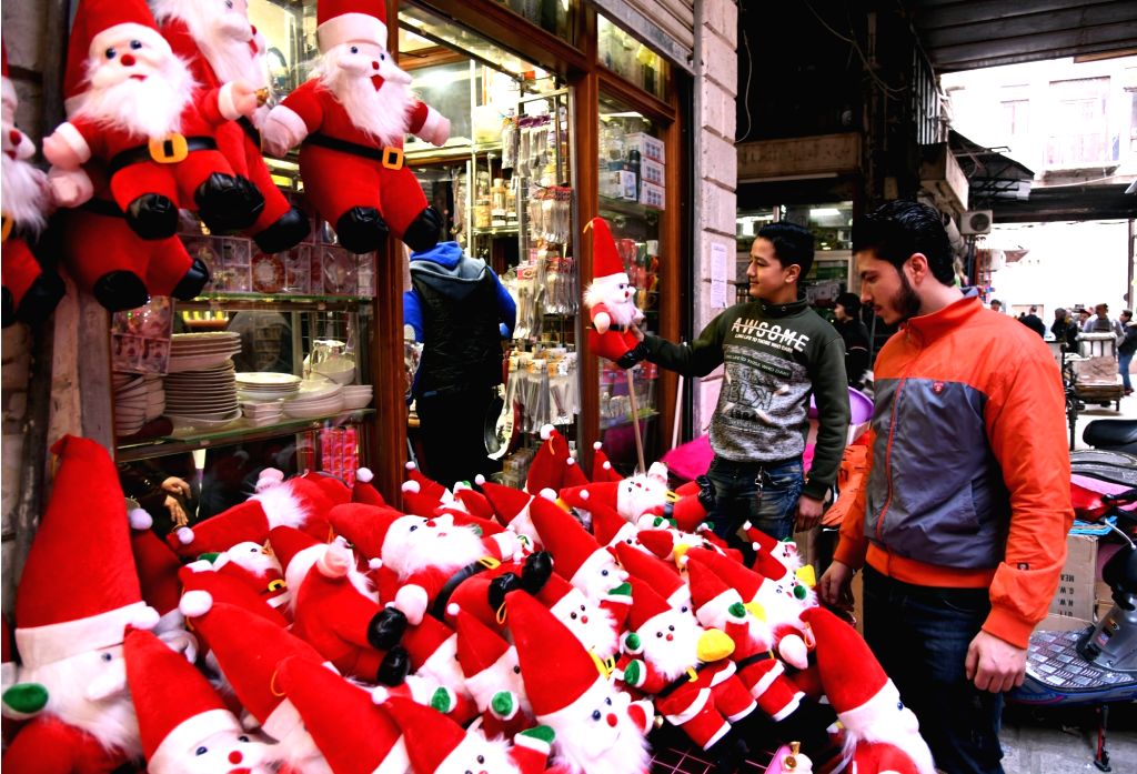 SYRIA-DAMASCUS-HOLIDAY SEASON-MARKET