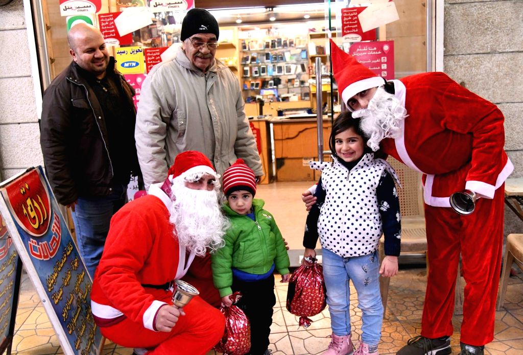 SYRIA-DAMASCUS-CHRISTMAS