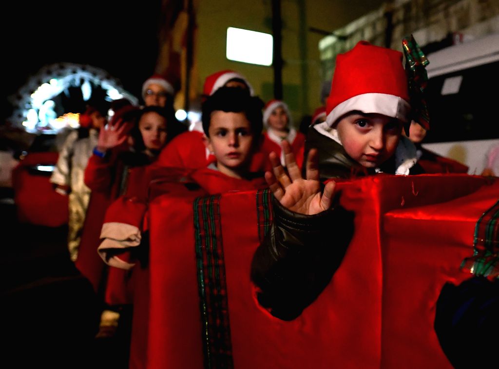 SYRIA-DAMASCUS-CHRISTMAS-CELEBRATION