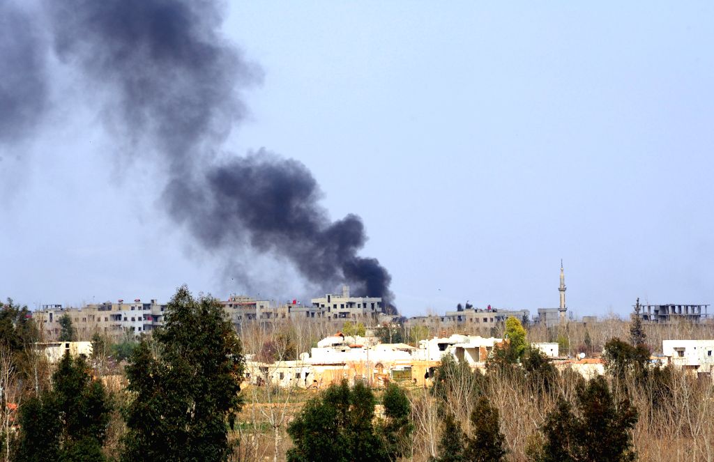 SYRIA-DAMASCUS-EASTERN GHOUTA-GOVERNMENT-MESRABA-CAPTURE