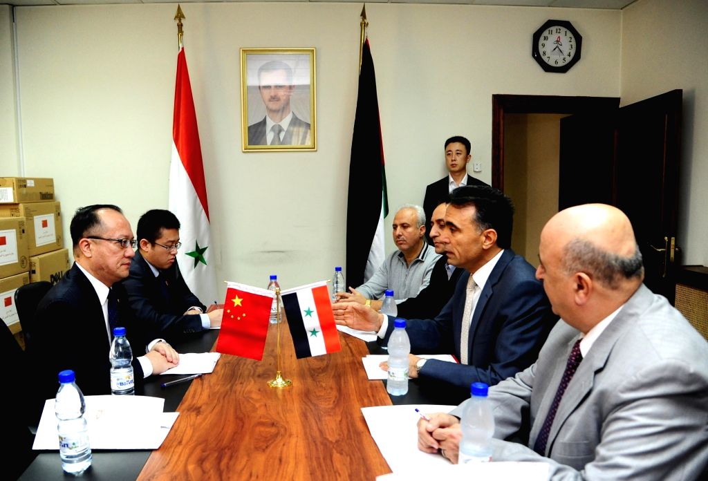 SYRIA-DAMASCUS-CHINA-SUPPORT