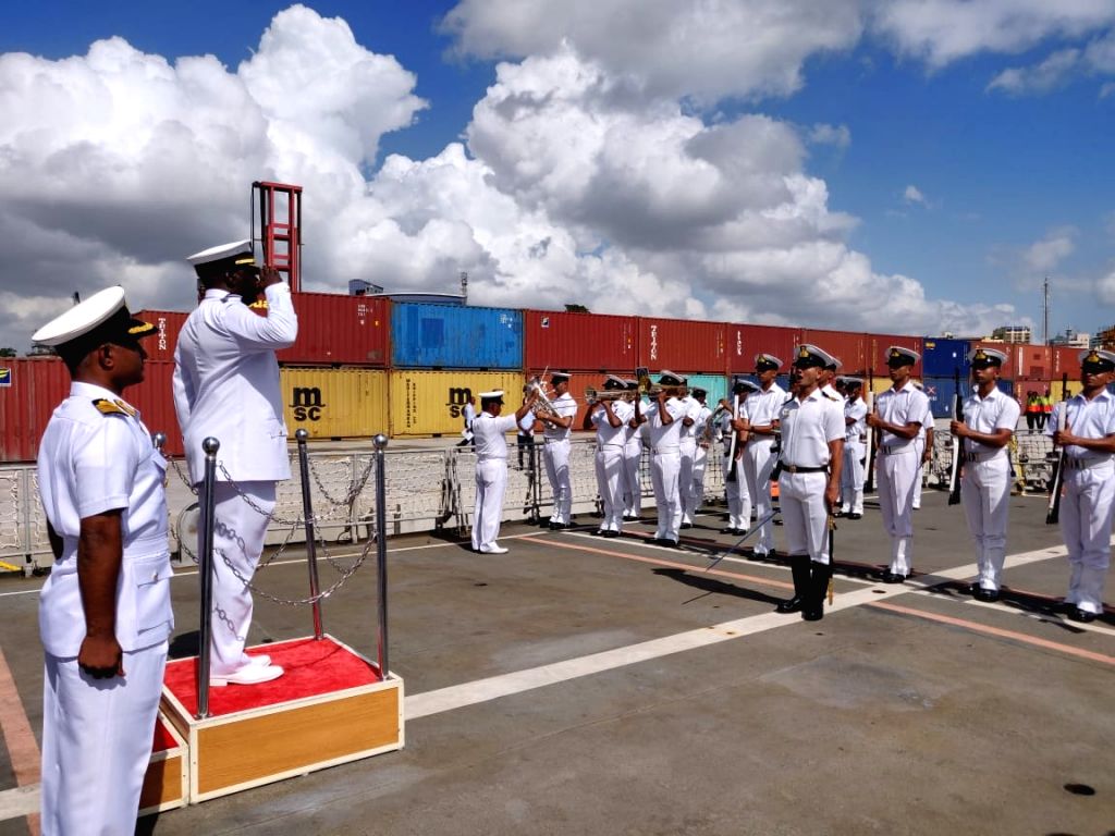 Tanzanian Navy Chief receives Indian ships on port of call