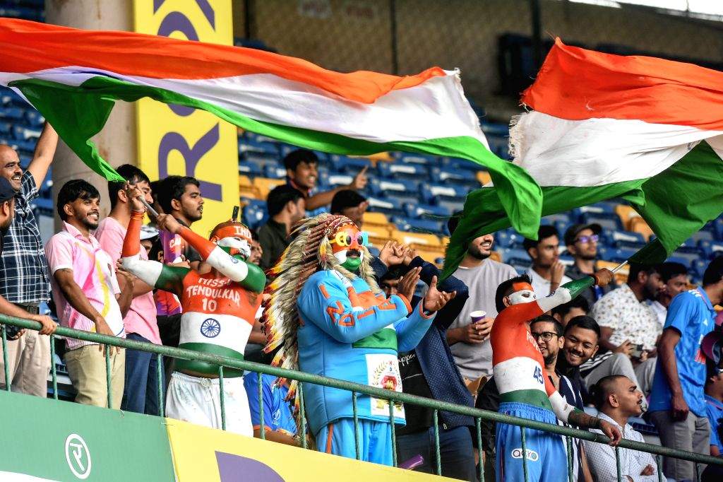 Day 2 of the first cricket Test match between India and New Zealand