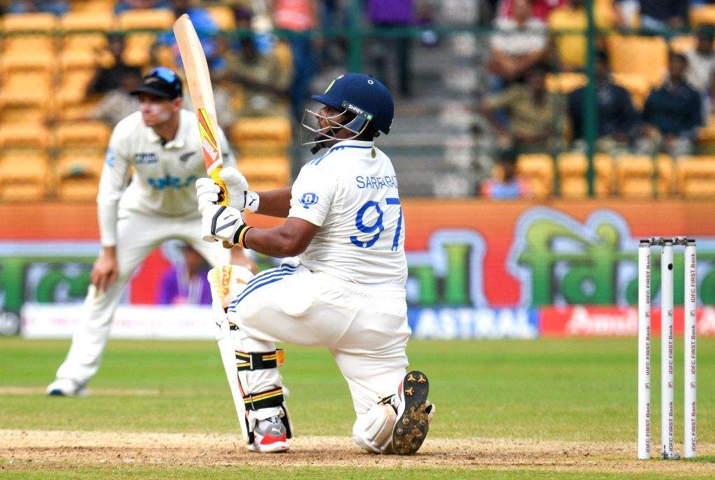 Day 3 of the first cricket Test match between India and New Zealand