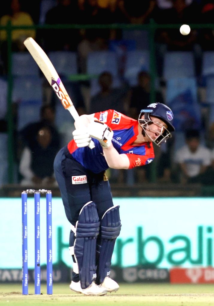DC batter David Warner during the IPL 2023 match