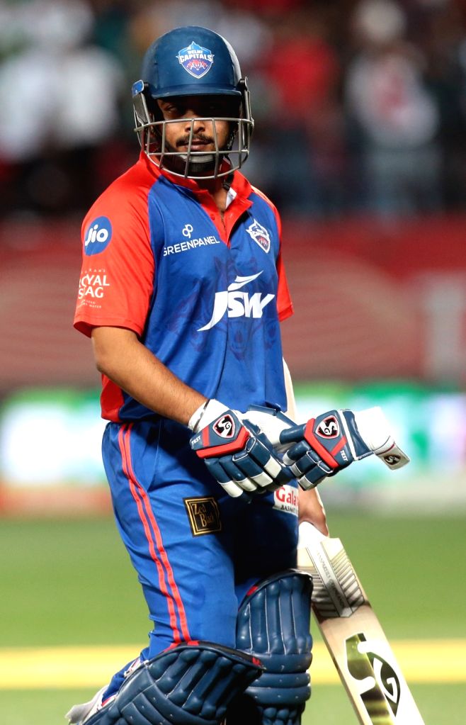 : Dharamshala : DC's Prithvi Shaw walks back after his dismissal
