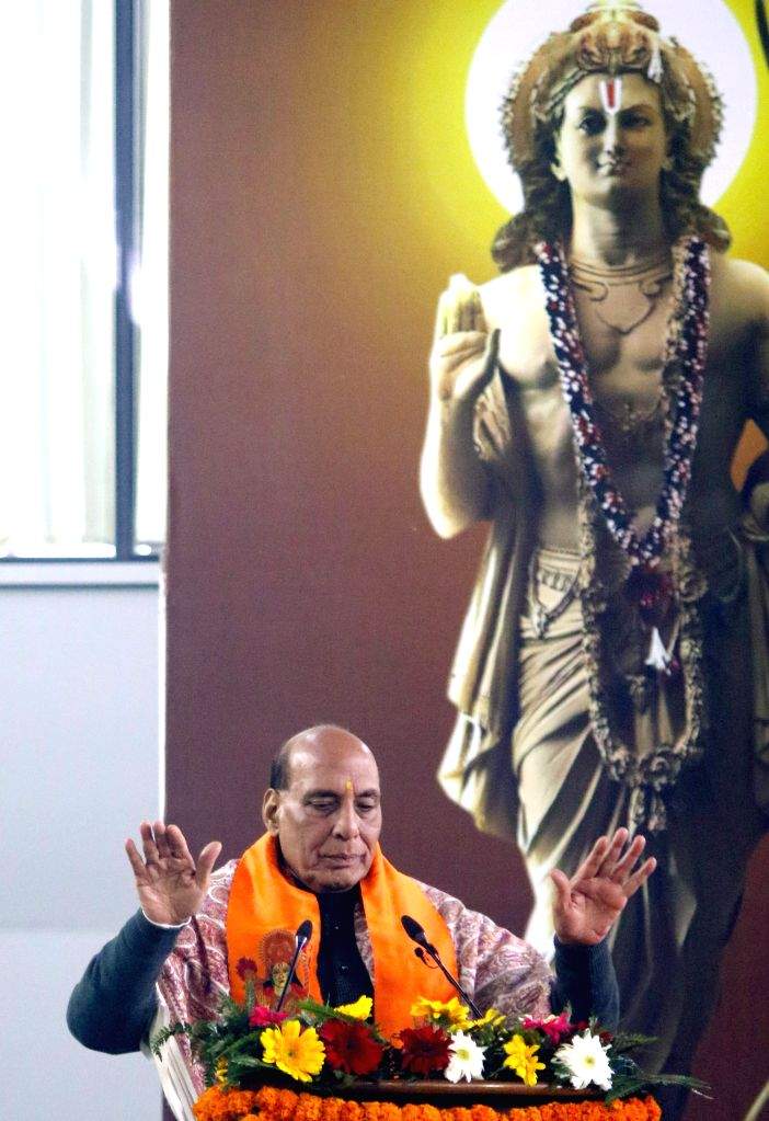 Defence Minister Rajnath Singh with Vishva Hindu Parishad (VHP ...