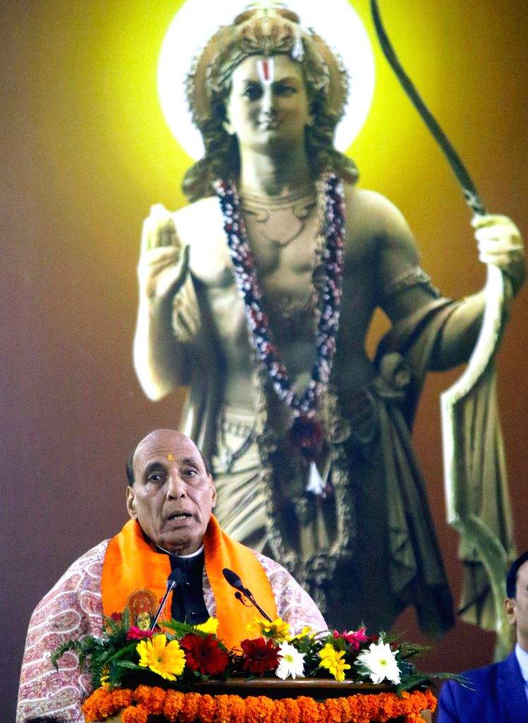 Defence Minister Rajnath Singh with Vishva Hindu Parishad (VHP ...