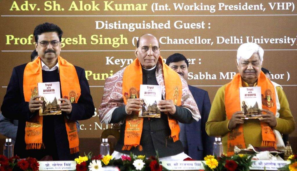 Defence Minister Rajnath Singh with Vishva Hindu Parishad (VHP ...