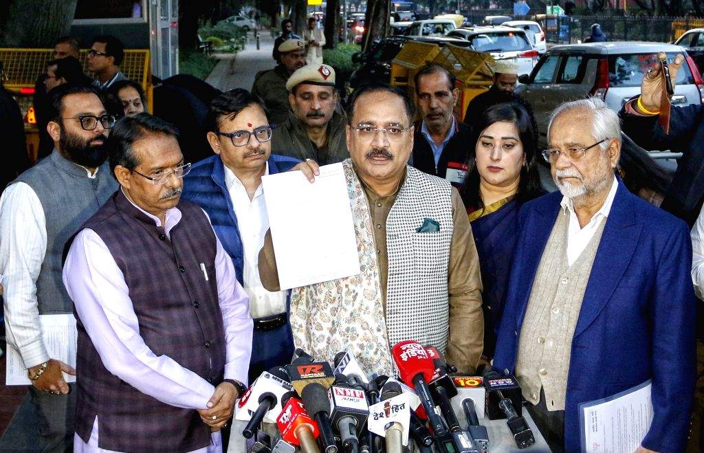 Delhi BJP Leaders Meet Chief Election Commissioner.