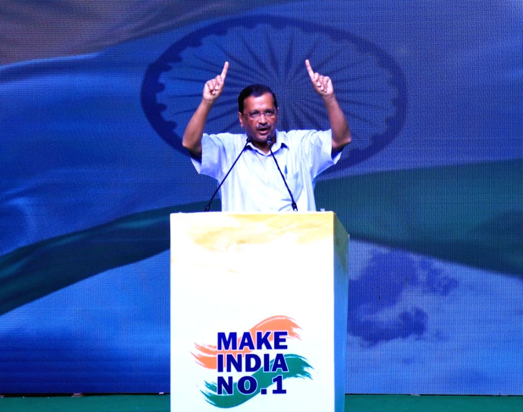 Delhi CM Arvind Kejriwal addresses