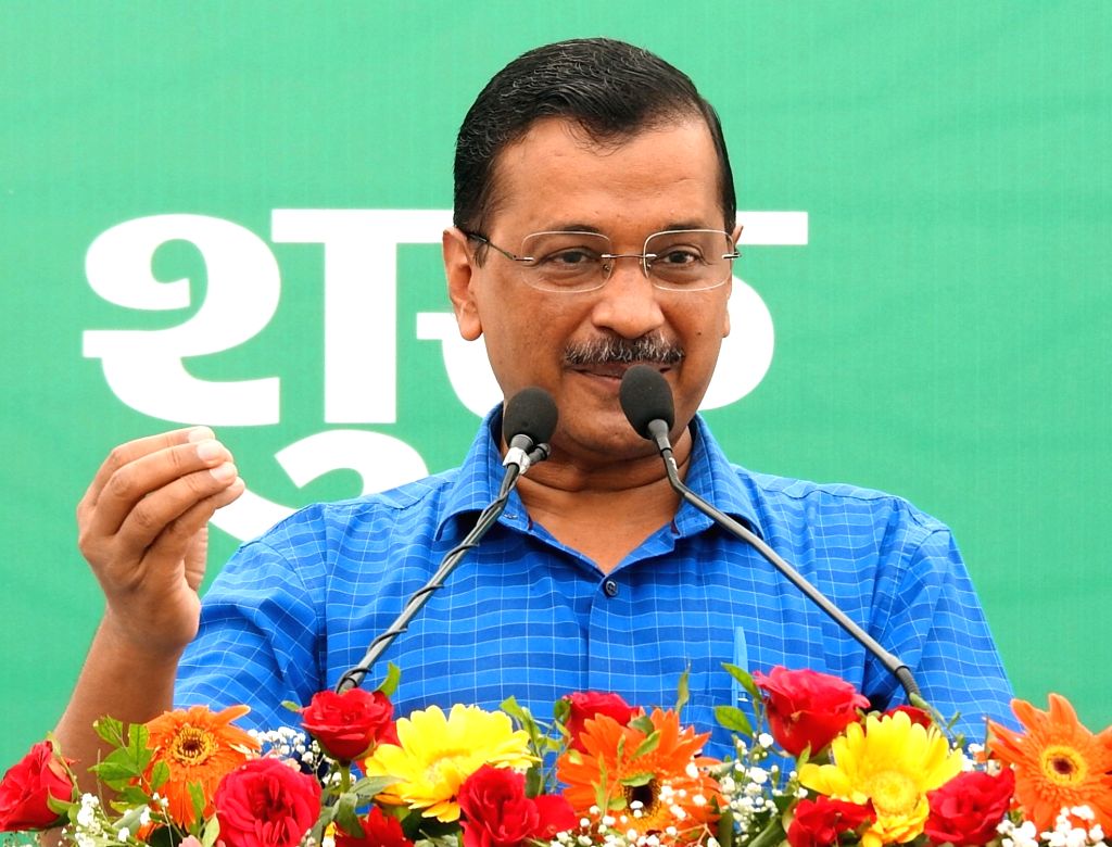 Delhi CM Arvind Kejriwal addresses