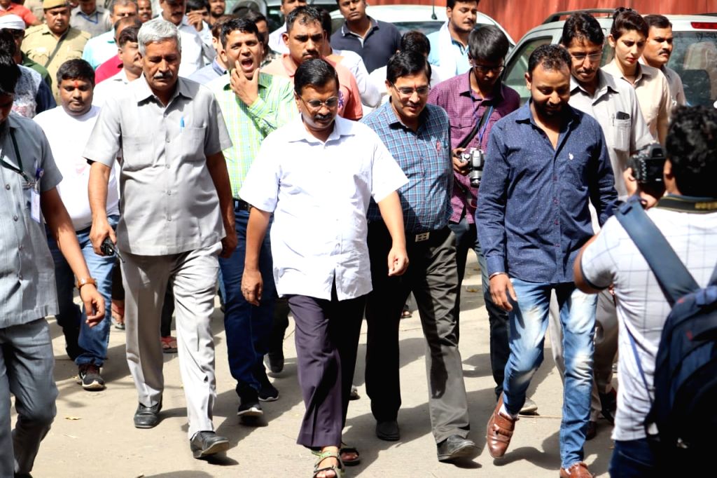 2019 Lok Sabha elections - Arvind Kejriwal campaigns for AAP's Brijesh ...