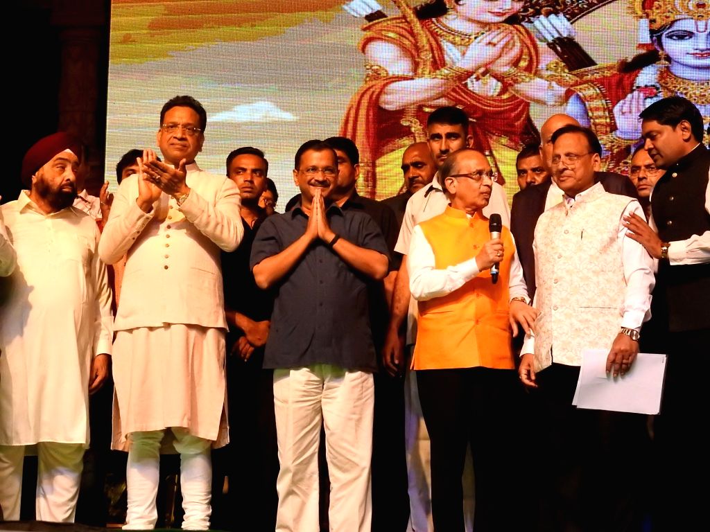 New Delhi : Dussehra celebrations at Red Fort