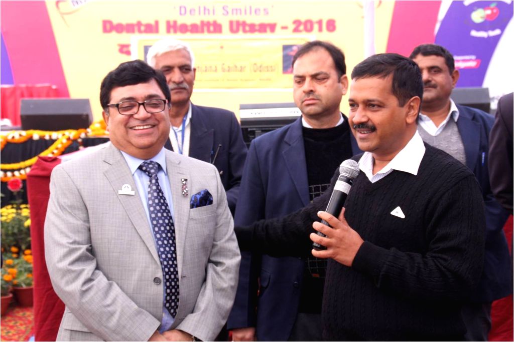 Delhi Smiles - Dental Health Utsav" - Arvind Kejriwal