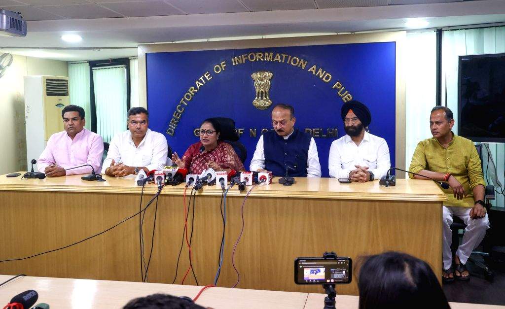 Delhi CM Rekha Gupta’s press conference