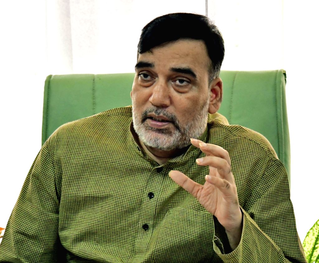 Delhi Environment Minister Gopal Rai addresses while launching Advanced ...