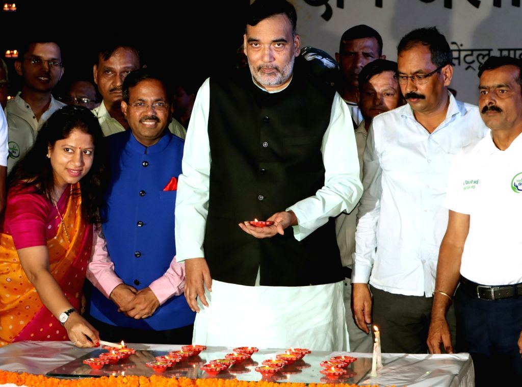 :New Delhi:Delhi Environment Minister Gopal Rai during the launch of â ...