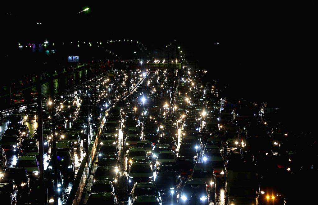 Delhi Traffic Jam After Heavy Rain