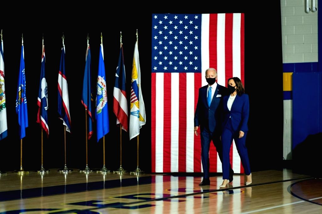 Free Photo: Democratic presidential nominee Joe Biden and his running ...