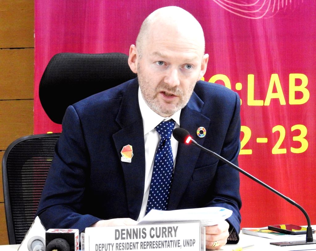 Dennis Curry, Deputy Resident Representative, UNDP addresses