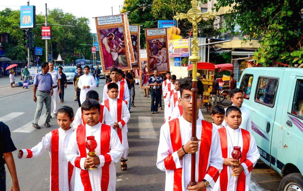 Devotees Mark Good Friday with Procession