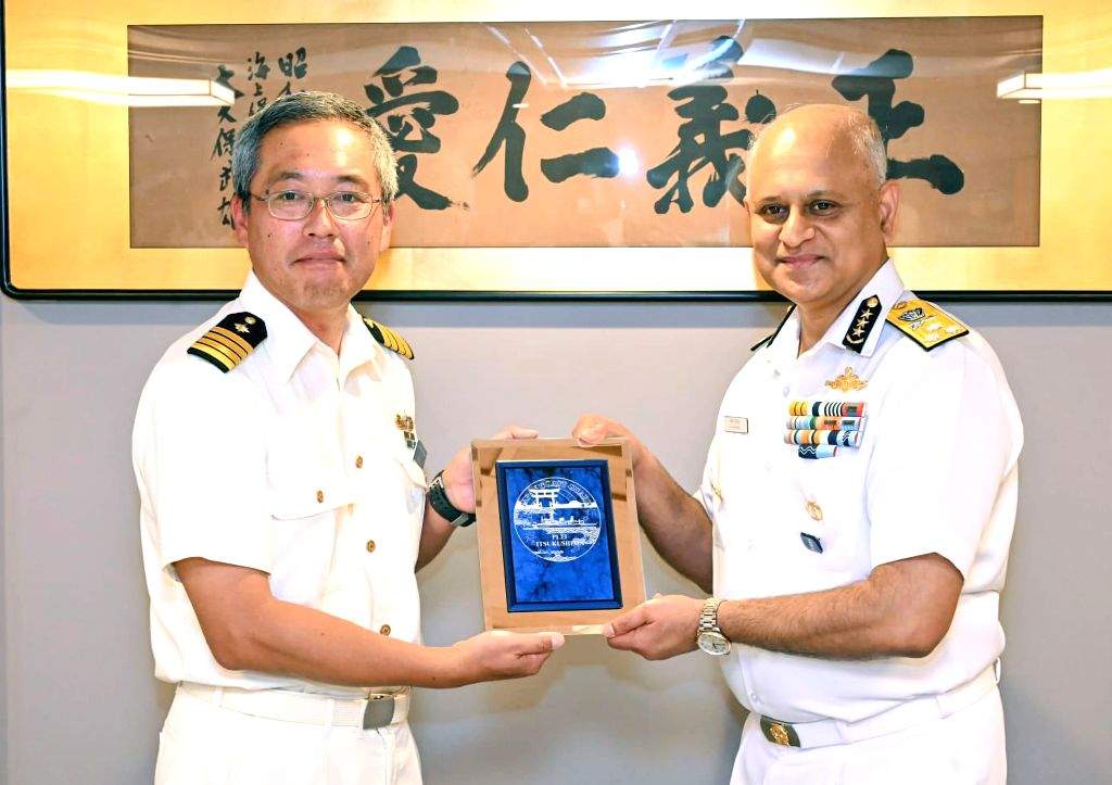 DG Indian Coast Guard Visits Japan Coast Guard Ship