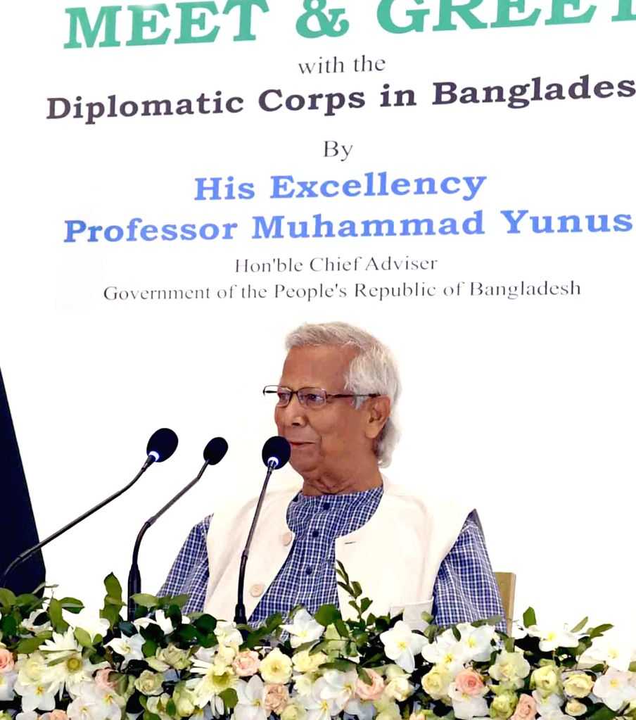 Dhaka : Chief Adviser Professor Muhammad Yunus briefs the Diplomatic ...