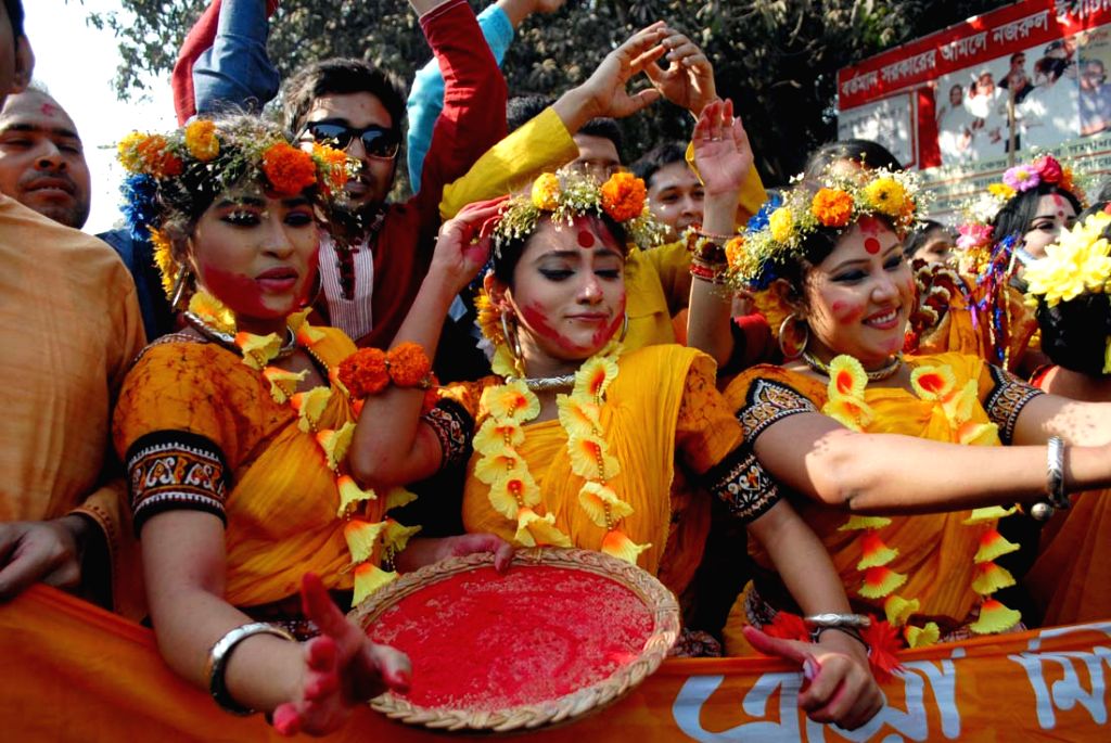 (130214) Pahela Falgun festival in Dhaka