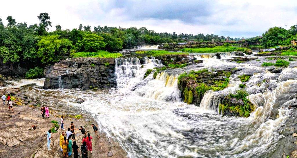 Tourists throng Bhatinda Falls
