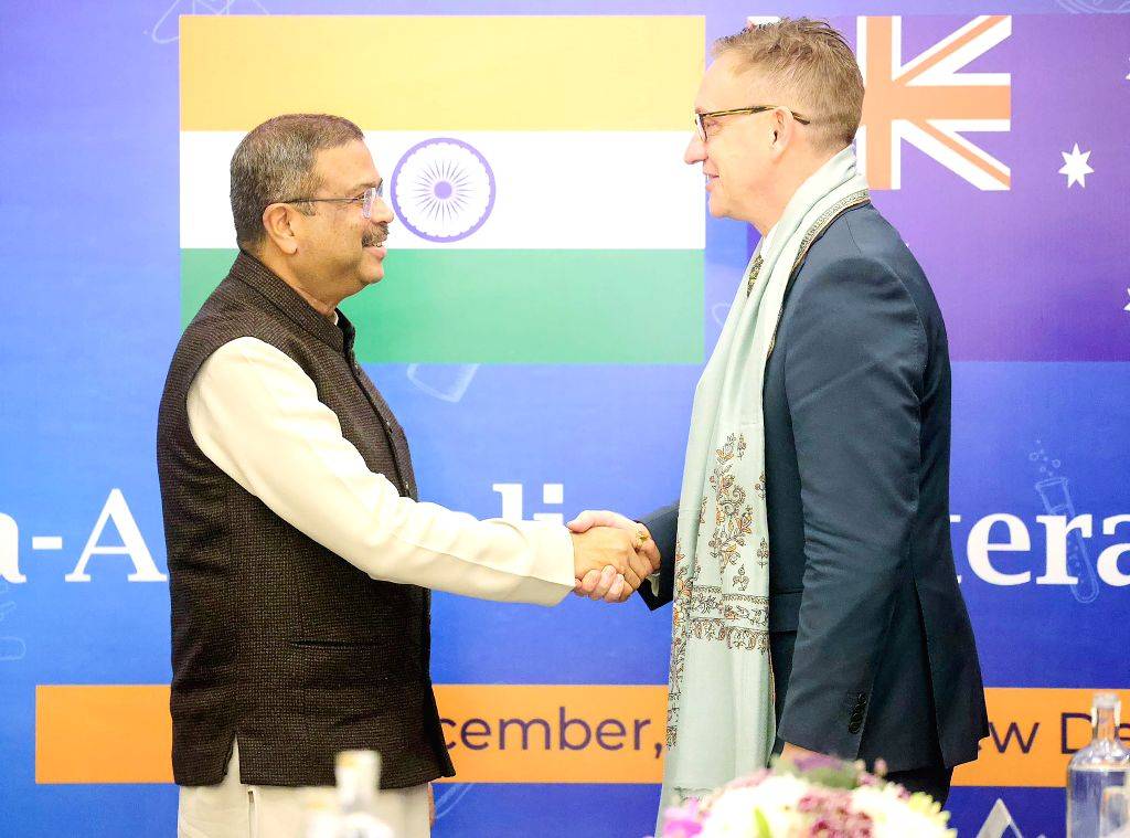 Dharmendra Pradhan Meets Australian Education Ministers