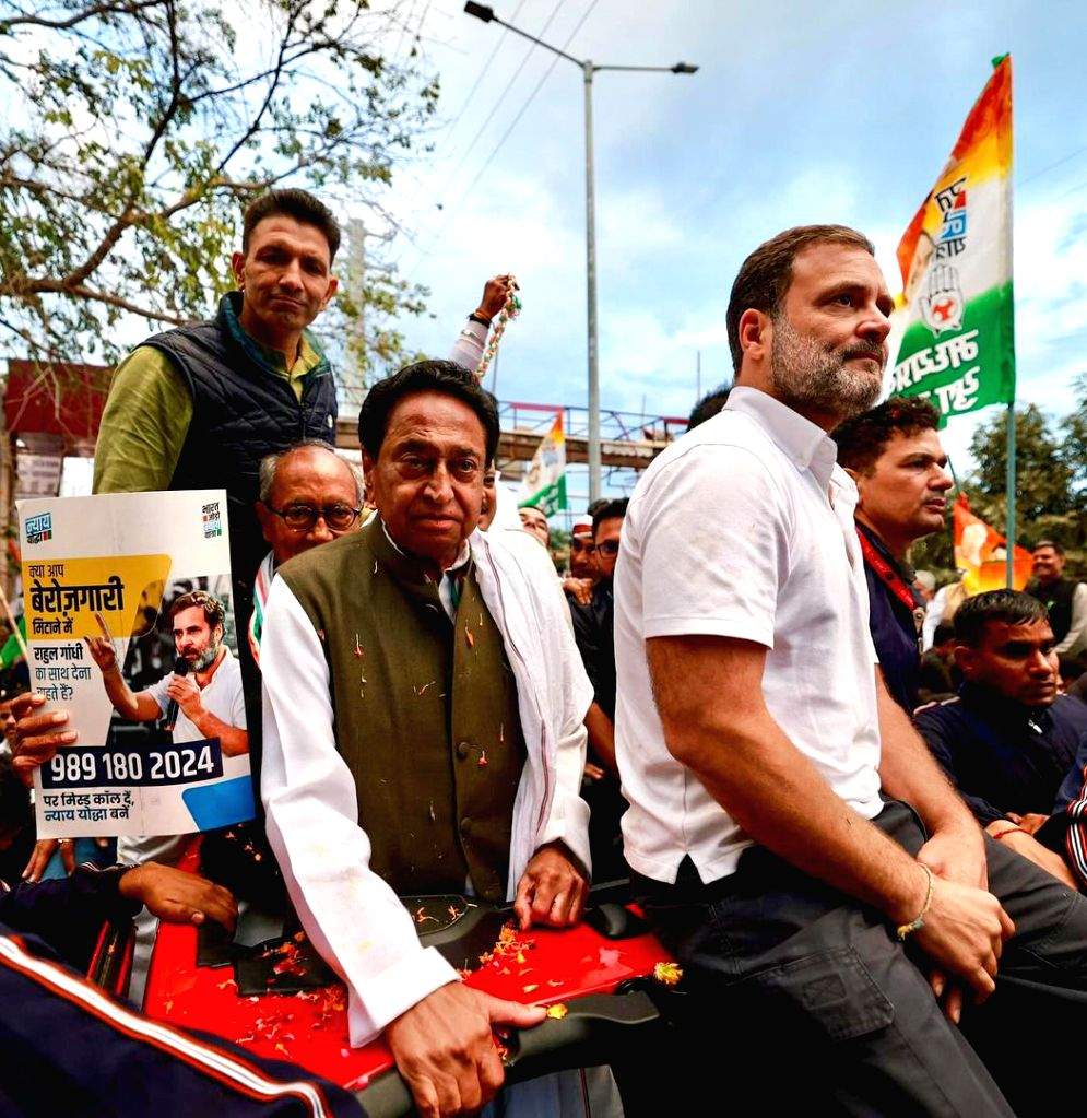 Congress leader Rahul Gandhi during the 'Bharat Jodo Nyay Yatra