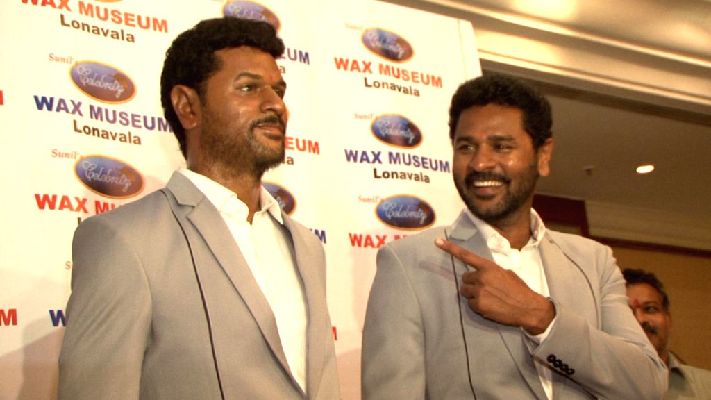 Prabhu Deva unveiled his wax statue for the Lonavala Wax Musseum