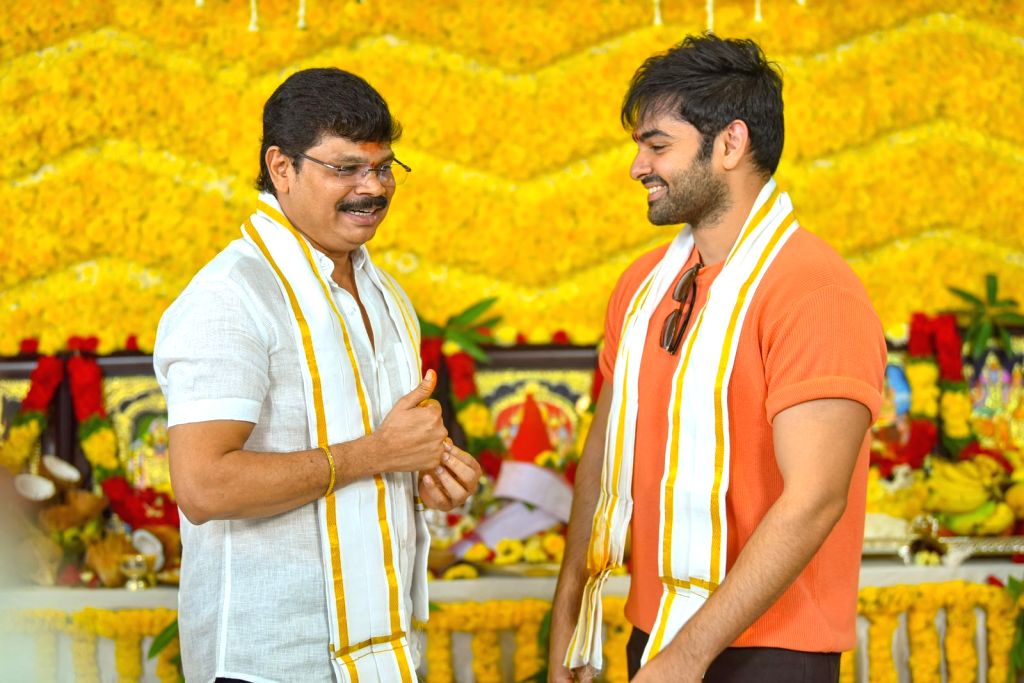Director Boyapati Sreenu, Actor Ram Pothineni's new film opening Stills