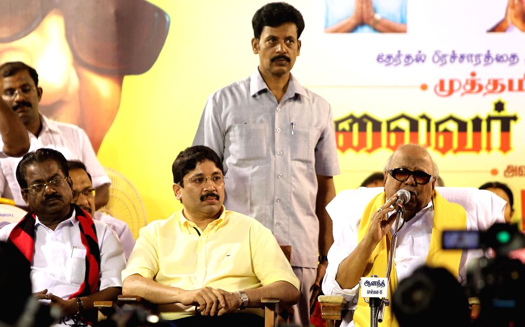 M Karunanidhi's election campaign