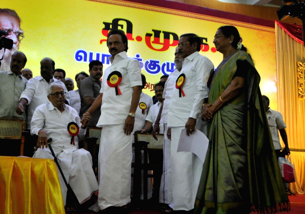 M. K. Stalin elected as DMK President